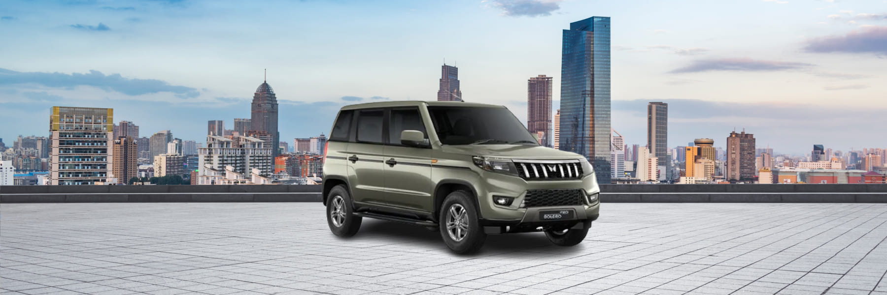 Mahindra Bolero Neo Plus interior, exterior and color images.